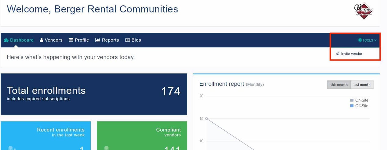 How to send an Invite to a Vendor - NetVendor