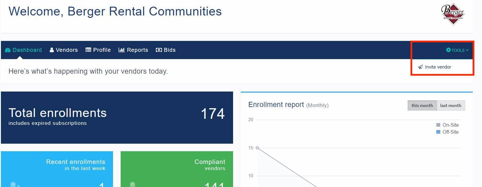 How to send an Invite to a Vendor - NetVendor